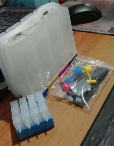 Jual Dumper Infus 4 Warna Damper Tabung Tinta Modif Printer HP Canon ...