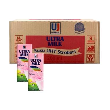 Jual Susu Ultra Milk 200 Ml Strawberry Termurah - Harga Grosir Terupdate Hari Ini | Blibli