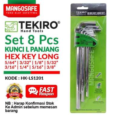 Jual Kunci L Tekiro Panjang Ukuran Inchi Original Murah - Harga Diskon ...