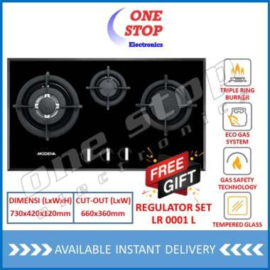 Jual Kompor Gas Modena 3 Tungku Tanam Original, Murah & Diskon November ...