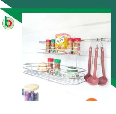 Jual Rak Bumbu Stainless Stell Besi Serbaguna Original Murah - Harga ...