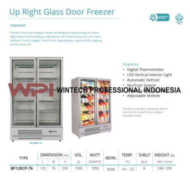 Jual Standing Freezer Glass Door Original, Murah & Diskon Agustus 2023 ...