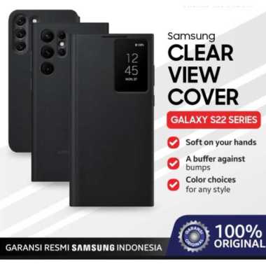 Jual Case Original Samsung S22 S22 Plus S22 Ultra Smart Clear View ...