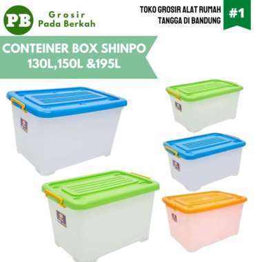 Jual Container Box Plastik Besar 150 L Original Murah - Harga Diskon ...