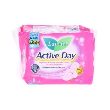 Jual Laurier Active Day Super Maxi 8 Pcs Termurah - Harga Grosir ...
