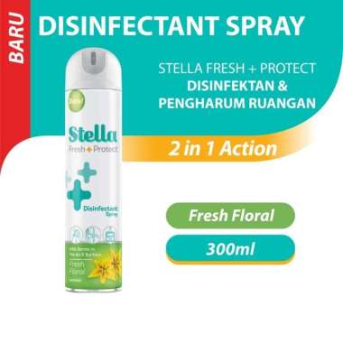 Jual Stella Aerosol Fresh + Protect Disinfectant Spray Fresh Citrus ...
