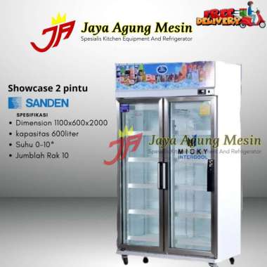 Jual Showcase Sanden Intercool 2 Pintu Original, Murah & Diskon Januari ...