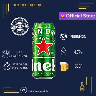 Jual Bir Heineken Kaleng 500 Ml Termurah - Harga Grosir Terupdate Hari ...