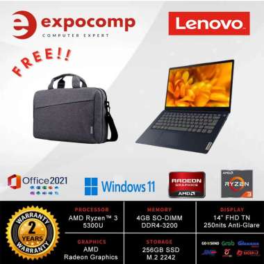 Jual Lenovo Ideapad Slim 3 Ip3 14 Alc Original Murah Harga Diskon Januari 2023 Blibli