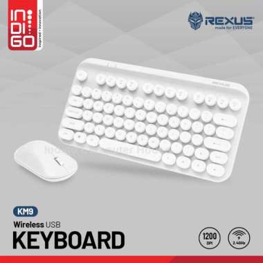 Jual Rexus Wireless Keyboard Mouse Km9 Original Murah - Harga Diskon ...