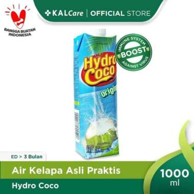 Jual Hydro Coco 1 liter air kelapa asli 1000ml 1liter 1000 ml di Seller ...