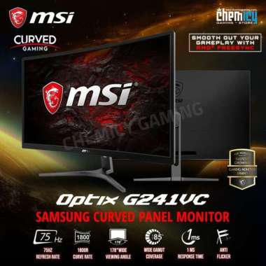 Jual Msi Optix G241 Vc 24 Inch Curved Gaming Monitor 1080 P Original ...