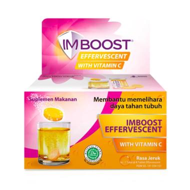 Imboost Effervescent Rasa Jeruk Isi 8 Tablet Lengkap Harga Terbaru ...