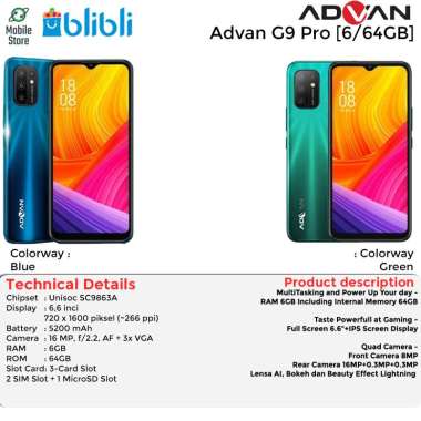 Jual Advan NasaPlus 2GB 16GB Smartphone Android10 Garansi Resmi Deep ...