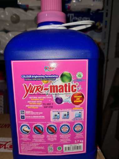 Jual Yuri Matic Detergent Lavender untuk mesin cuci 3,7 ltr - Lavender ...