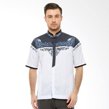 Baju Koko Warna Putih Lengan Panjang | Ide Perpaduan Warna