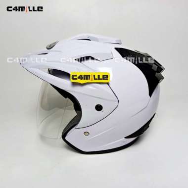 Jual NHK Godzilla Motif Star X Red Double Visor Helm Half Face - L di ...