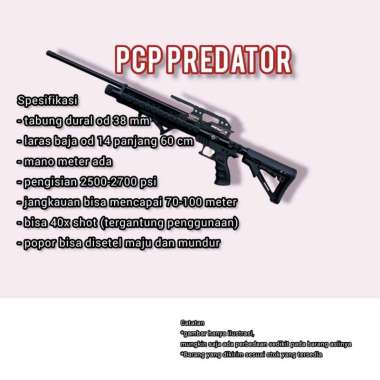 Jual Senapan Angin Pcp Predator Tectical Original Terbaru - Harga Promo ...