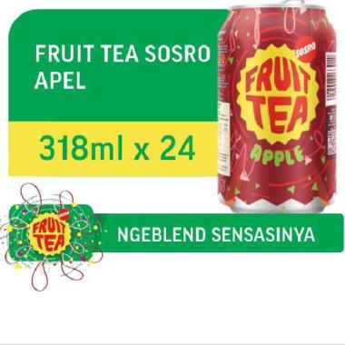 Jual Fruit Tea Sosro Apple Minuman Teh [Genggam/ 200 mL/ 24 pcs] di Seller Lan Market - Kota ...
