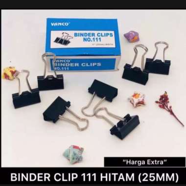 Jual Binder Clips No 111 25 Mm 🏷️ Original Terbaru, Terlengkap, & Harga ...