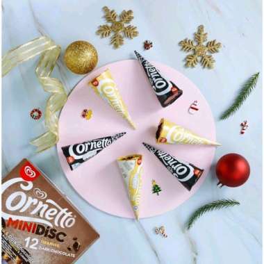 Harga Walls Cornetto Mini Tiramisu & Dark Chocolate 28 ml X 12 pcs hari ...
