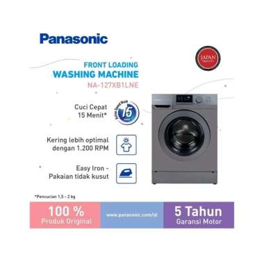 Jual Mesin Cuci Panasonic Na 127 Xb 1 Lne Front Loading Original, Murah & Diskon Desember 2022 ...