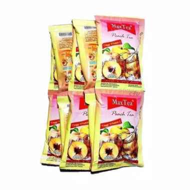 Promo MAX TEA Peach Tea Minuman Bubuk [10 Sachet] Diskon 18% di Seller ...