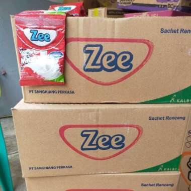 Susu Zee Vanila Sachet Karton 100% Asli Indonesia Oktober 2023 | Blibli