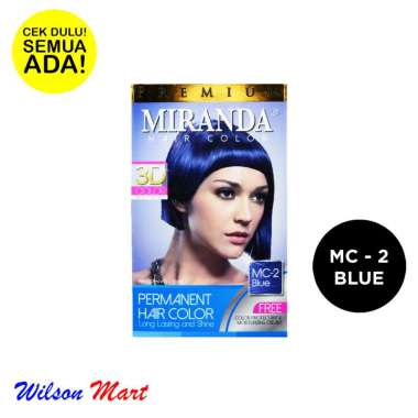 Pewarna Rambut Miranda Warna Biru Lengkap Harga Terbaru September 2022 ...