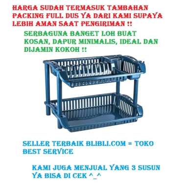Jual Rak Piring 2 Sekat Original Murah - Harga Diskon Desember 2022 ...