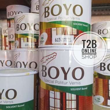 Jual Cat Kayu Politur Vernis BOYO Waterbased 1 Kg Plitur - 607 ...