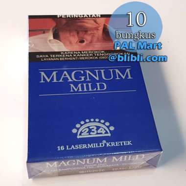 Jual Dji Sam Soe Magnum Blue Mild Rokok 16 Batang 10 Bungkus Slop ...