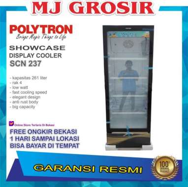 Jual Kulkas Showcase Polytron 237 Original, Murah & Diskon November ...