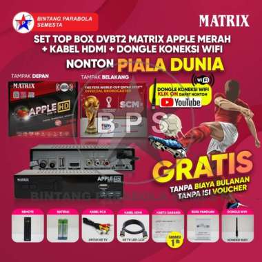 Jual Stb Matrix Apple Merah Donggle Hdmi Original, Murah & Diskon April ...