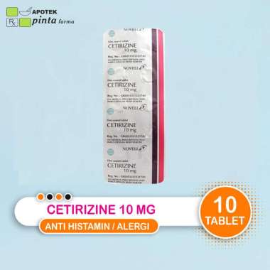 Cetirizine 10 Mg 10 Tablet Lengkap Harga Terbaru Januari 2023 | Blibli