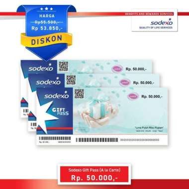 Voucher Sodexo - Promo Sodexo Gift Pass Voucher 2022 | Blibli