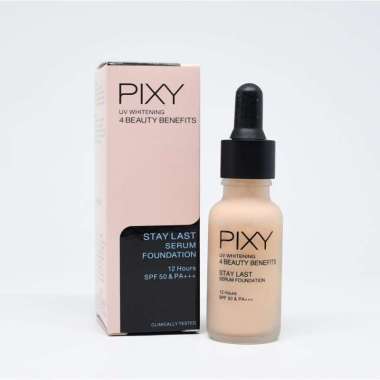 Jual Pixy Uv Whitening Stay Last Serum Foundation Terbaru - Harga Promo ...