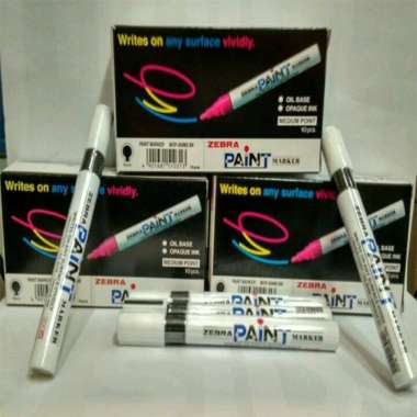 Jual Zebra Paint Marker Spidol Original Harga Termurah Oktober 2023 ...