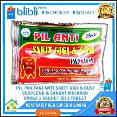 Obat Sakit Gigi Pak Tani Lengkap Harga Terbaru April 2023 | Blibli