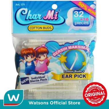 Jual Charmi Cotton Buds With Ear Pick Harga Termurah Dan Terlengkap ...