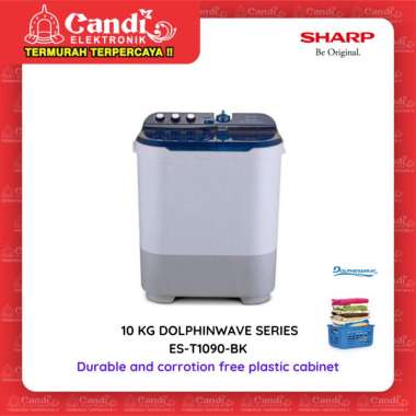 Jual Sharp Es T1090 Mesin Cuci Twin Tub Blue Agustus 2022 Berkualitas ...