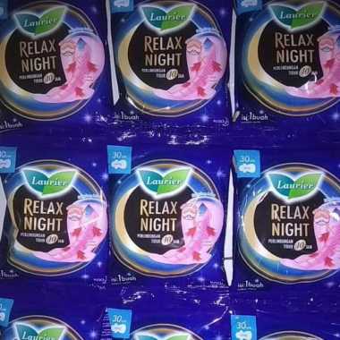 Jual Laurier Relax Night 30 Cm Sachets Murah - Update Harga Grosir Hari ...