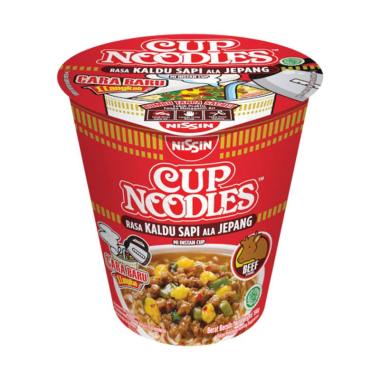 Jual Nissin Cup Noodle Rasa Kaldu Ayam Ala Jepang Mie Instan Halal Kemasan Cup Termurah - Harga ...