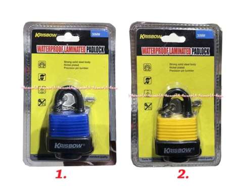 Jual Krisbow Waterproof Laminated Padlock Original Murah - Harga Diskon ...