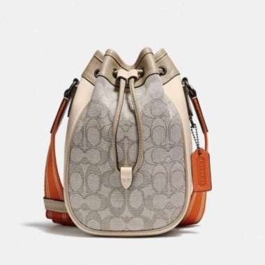 Jual Coach Drawstring Marble Bag In Signature Jacquard Model Terbaru ...