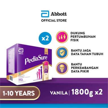 Promo Pediasure Vanila 850g + 400g (1-10 tahun) Susu Formula Pertumbuhan Anak di Seller Abbott ...