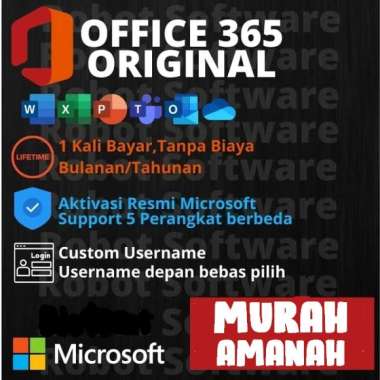 Jual Microsoft 365 Custom Lifetime Original Murah - Harga Diskon Maret ...