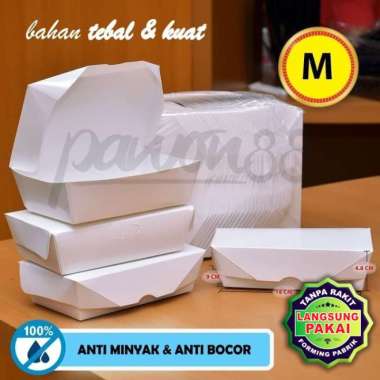 Jual Paper Lunch Box M Putih Original Murah - Harga Diskon Desember ...