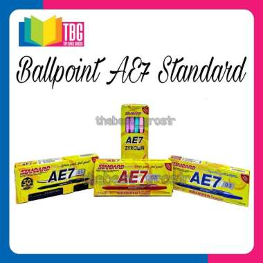 Jual Pulpen Ballpoint Standard Ae 7 Original Murah - Harga Diskon April ...