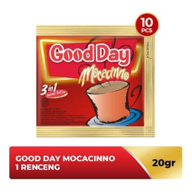 Harga Good Day Instant Coffee 3 in 1 Mocacinno 20 gr X 10 sachet hari ...
